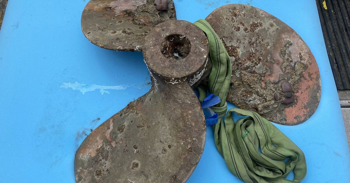 German submarine propeller from First World War recovered off Cork coast
