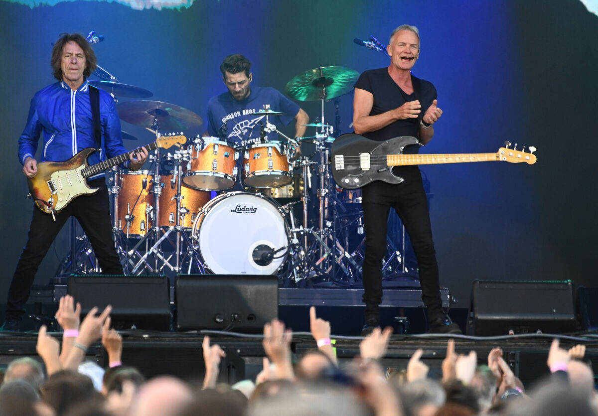 With a spring in his step, Sting turns back time in Musgrave Park