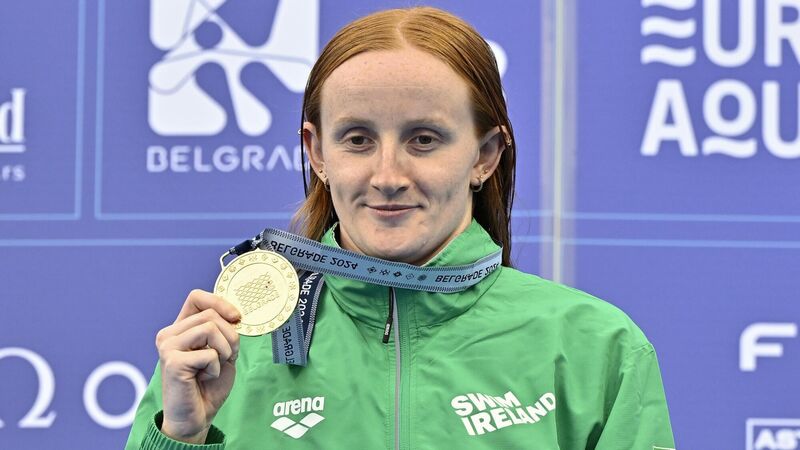 Danielle Hill wins gold at European Aquatics Championship