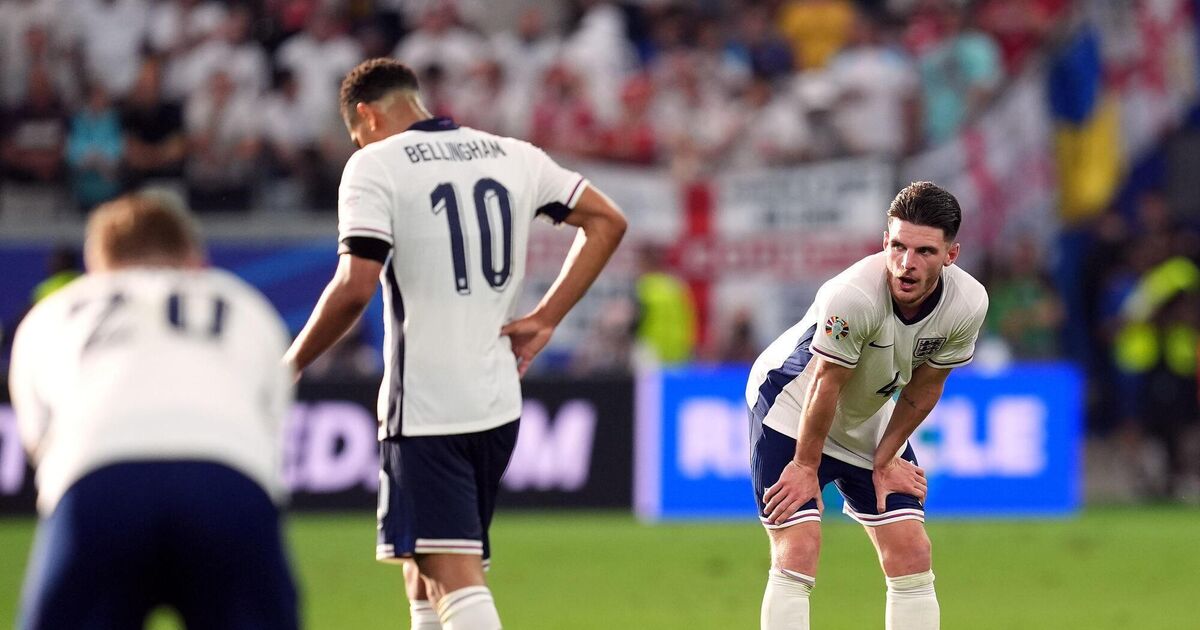 England look terrified and they have no functioning midfield