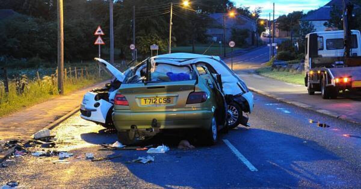 Driver whose speeding egged on another to race, causing three-car crash ...