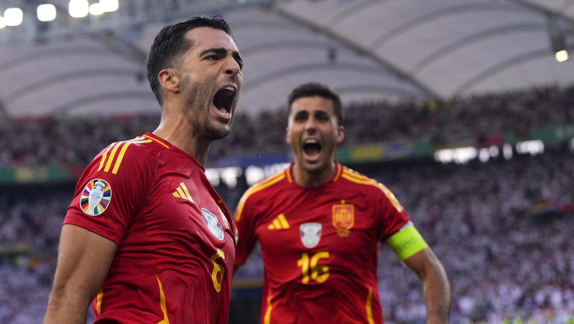 Mikel Merino breaks hosts’ hearts as Spain send Germany out of Euro 2024
