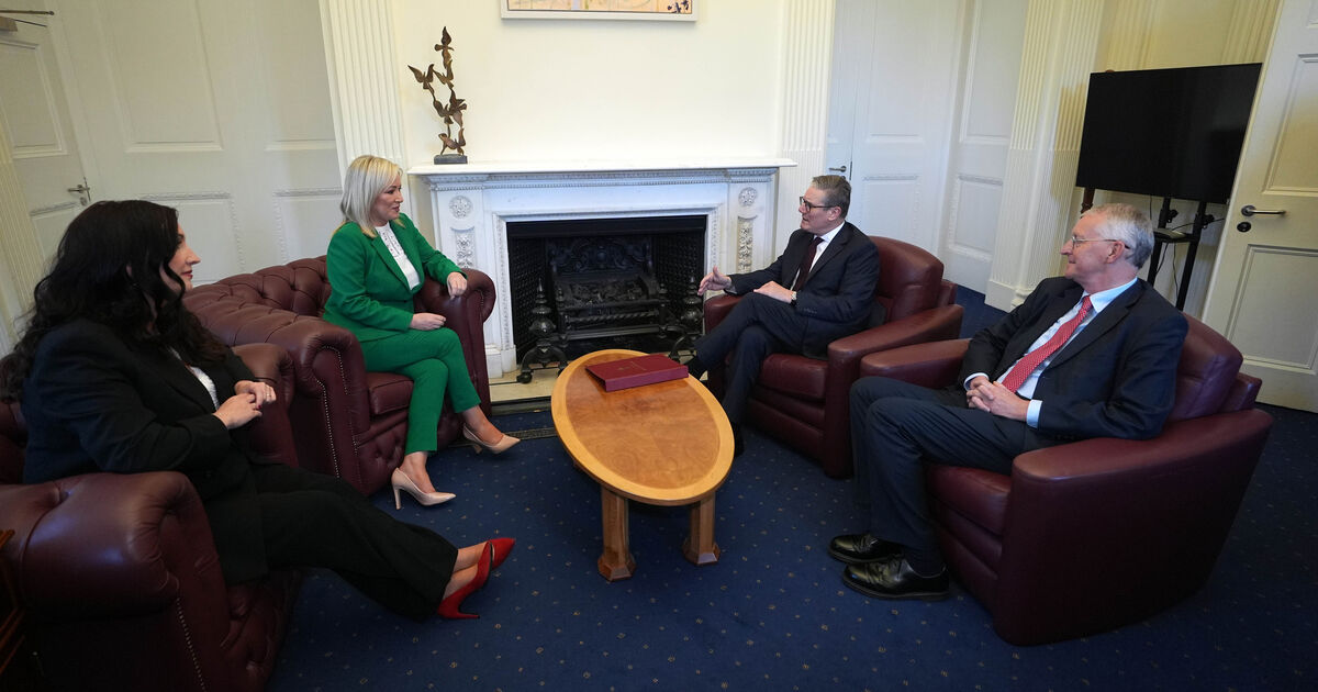 Keir Starmer meets Michelle O’Neill in first Northern Ireland trip as ...