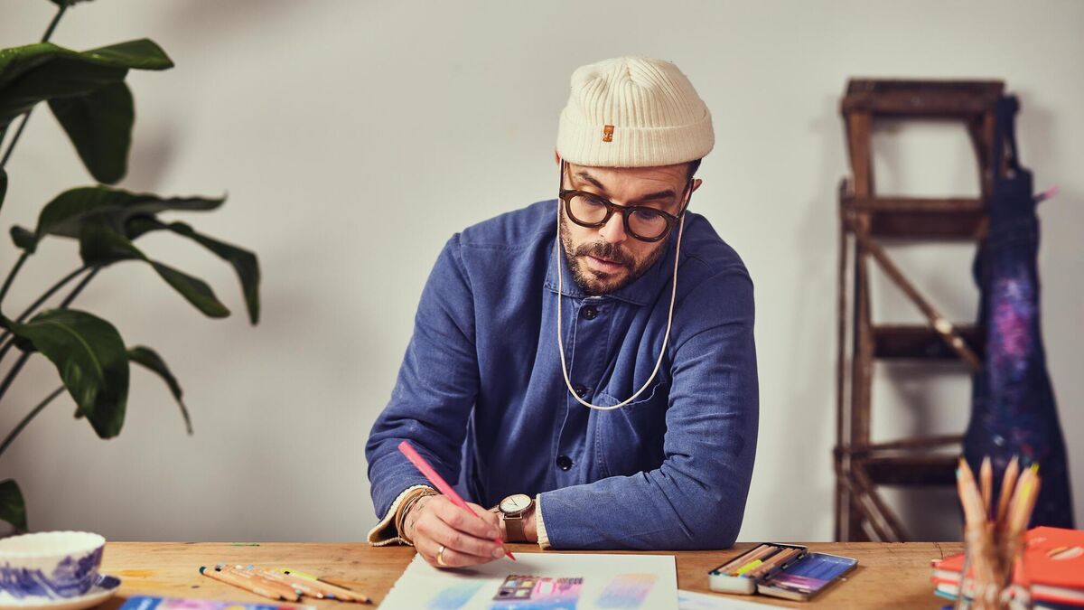 Saturday with Oliver Jeffers: 'I wake up, go to the studio, paint until ...