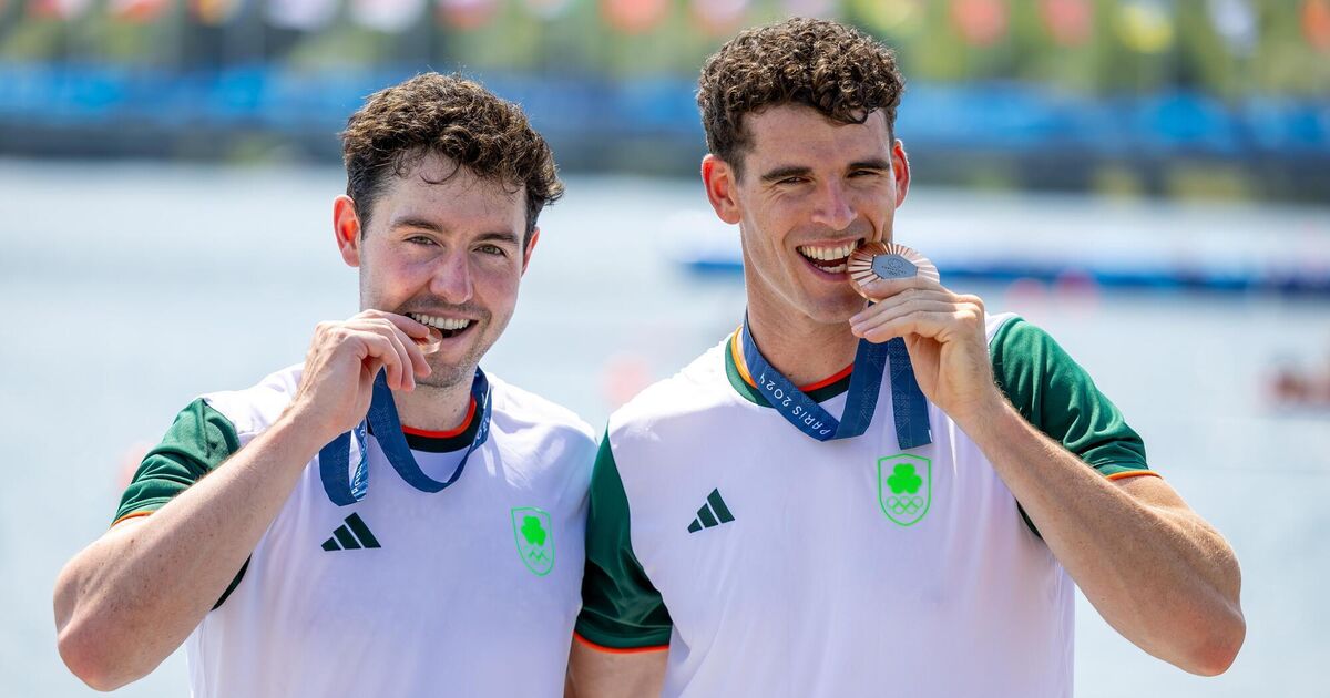 Rowers Philip Doyle and Daire Lynch clinch Olympic bronze for Team ...
