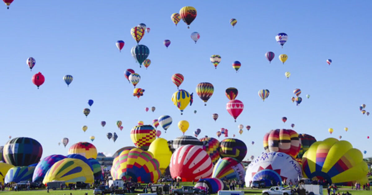 The world's largest hot air balloon festival is a beautiful sight