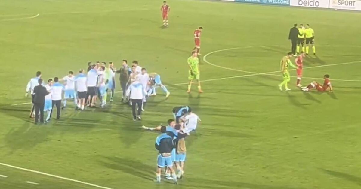 Jubilant scenes as San Marino register first competitive win