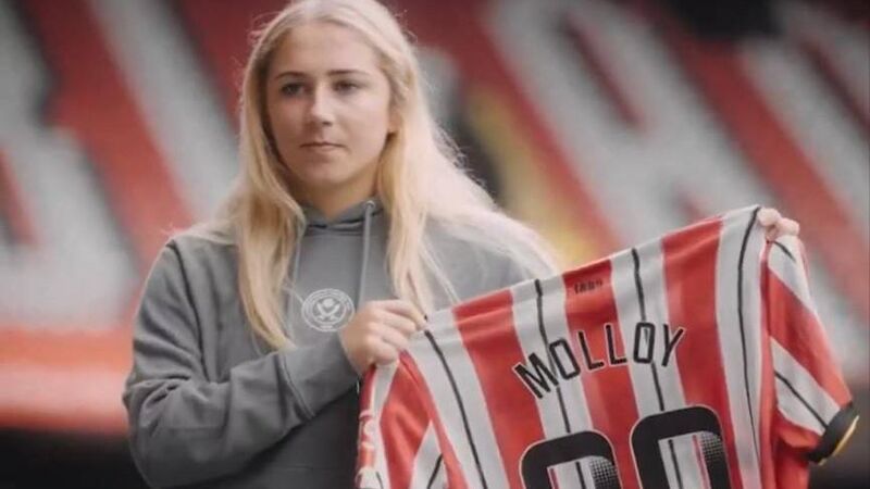 Republic of Ireland international Ellen Molloy signs for Sheffield United