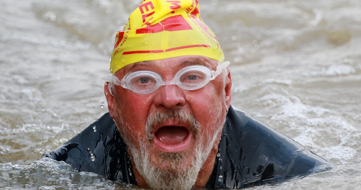 Suicide survivor becomes fastest and oldest person to swim River Shannon