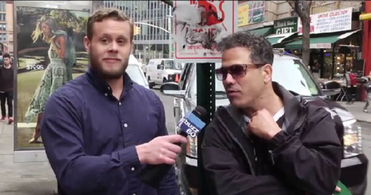 Man catcalls woman during anti-catcalling TV report