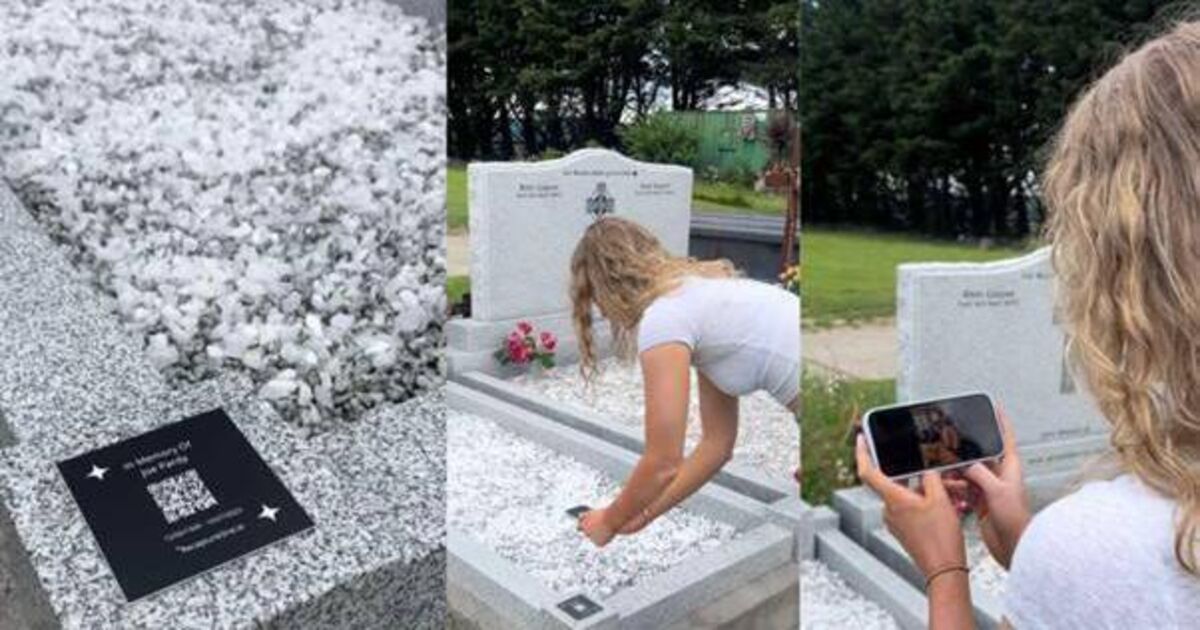 Keeping your loved one’s memory alive with a QR coded memory plaque