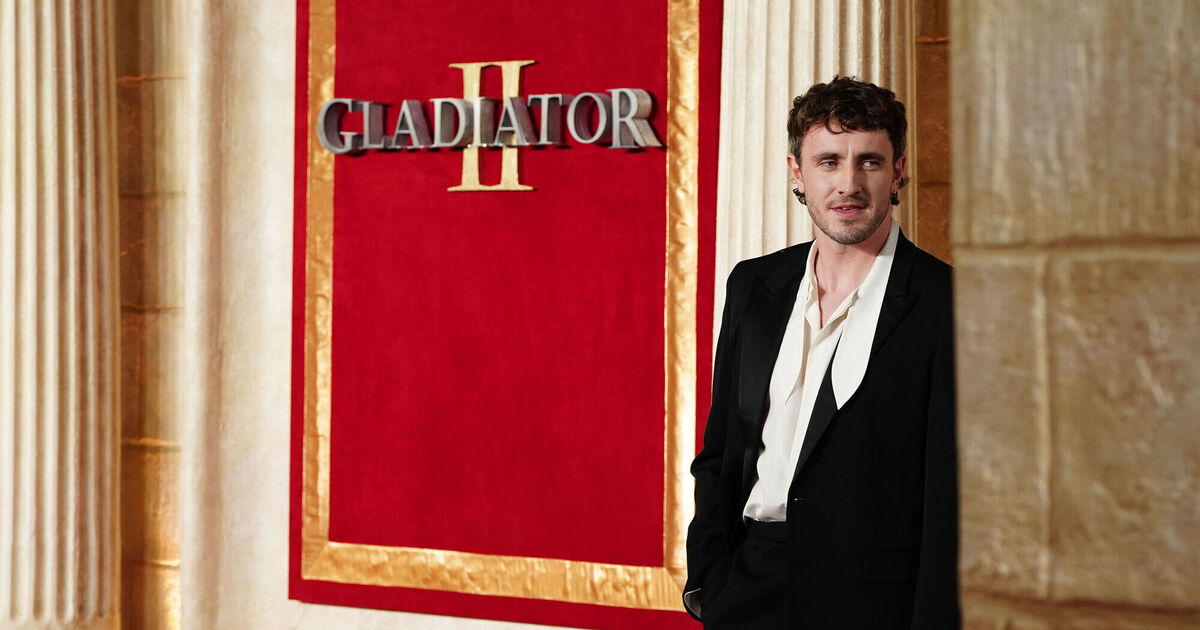 Watch: Paul Mescal at the premiere of Gladiator II