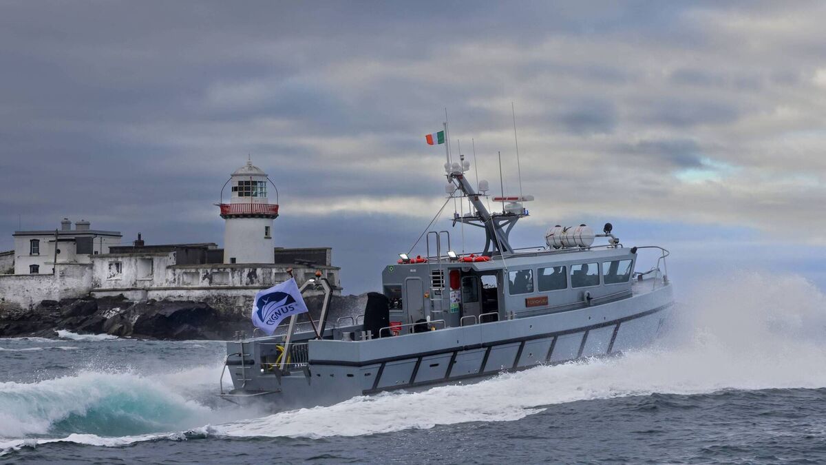 New Irish-built naval vessel launched on Valentia Island