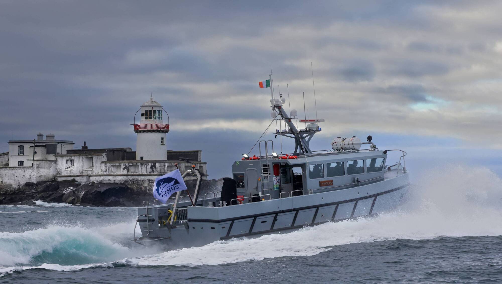 New Irish-built naval vessel launched on Valentia Island