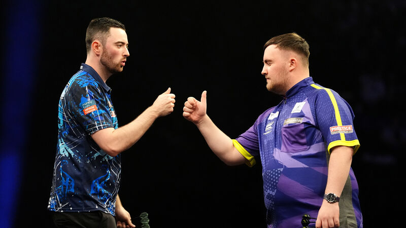 Double tops: Lukes lead way but world darts championship field is wide open