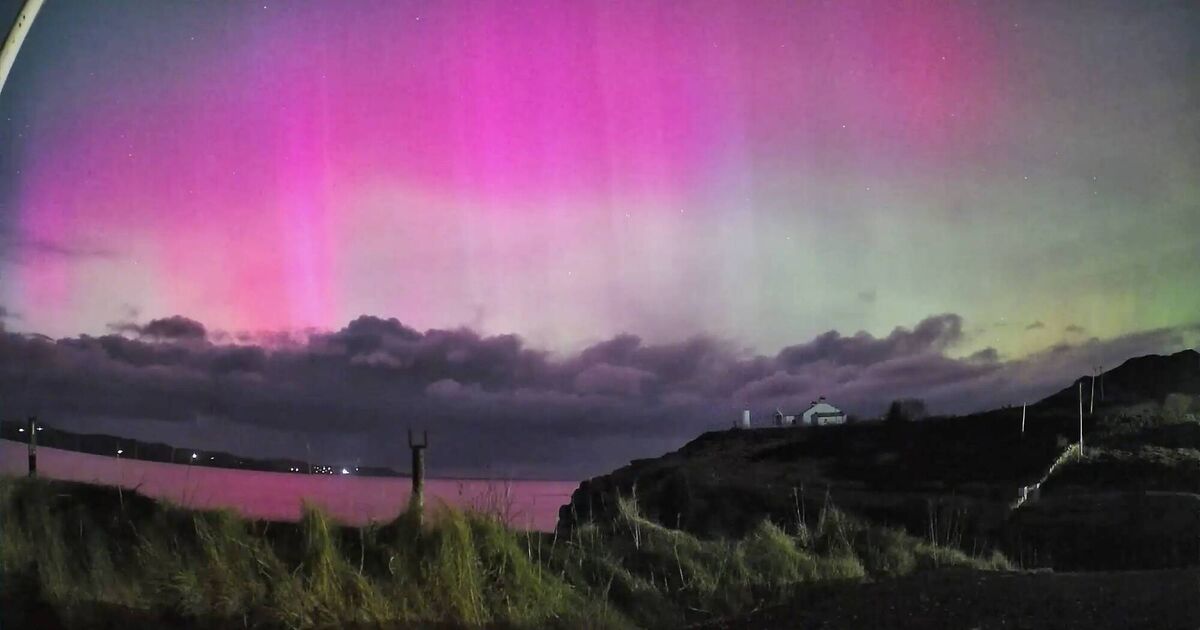 Watch: Northern Lights glow over Fort Dunree