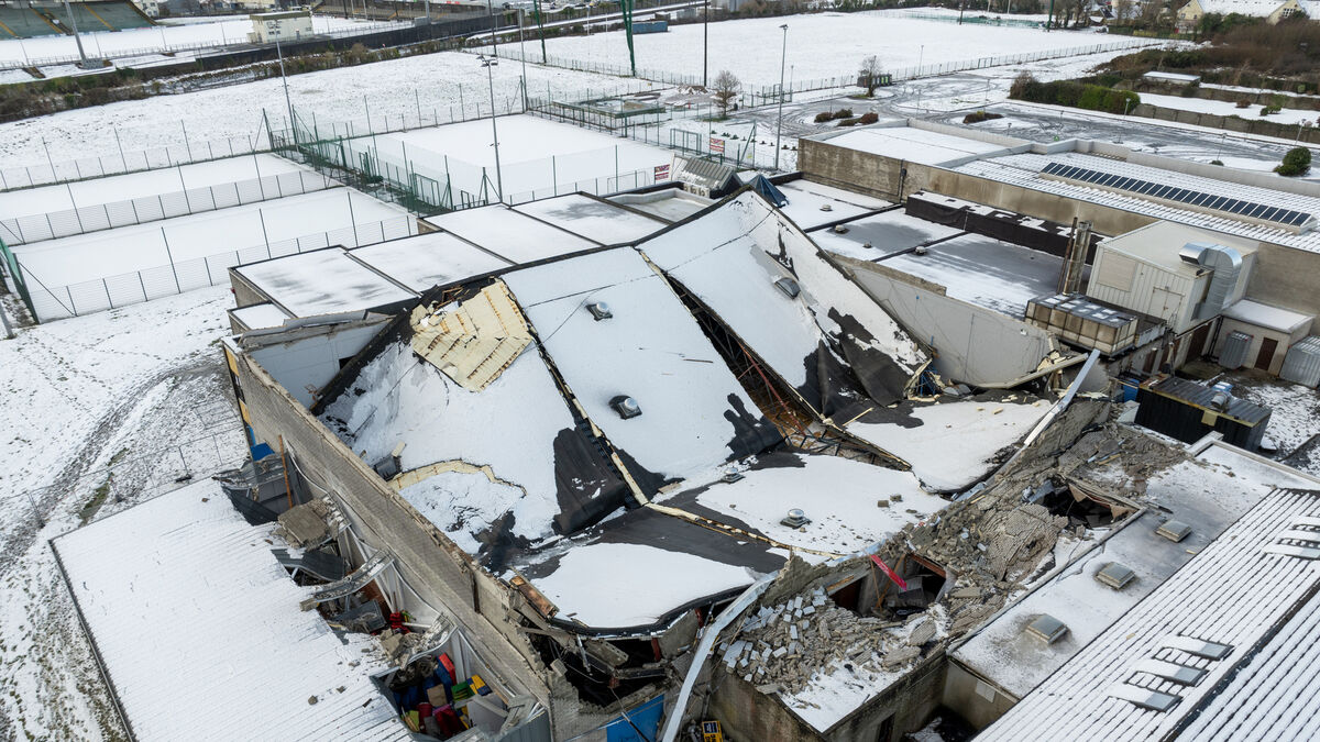 Tralee sports complex closed indefinitely after roof collapse