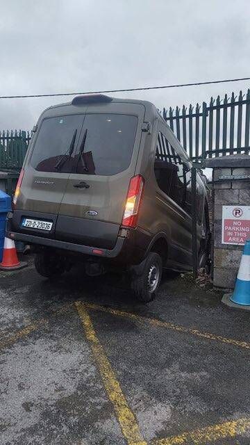 Investigation launched after army van crashes through wall at Collins ...