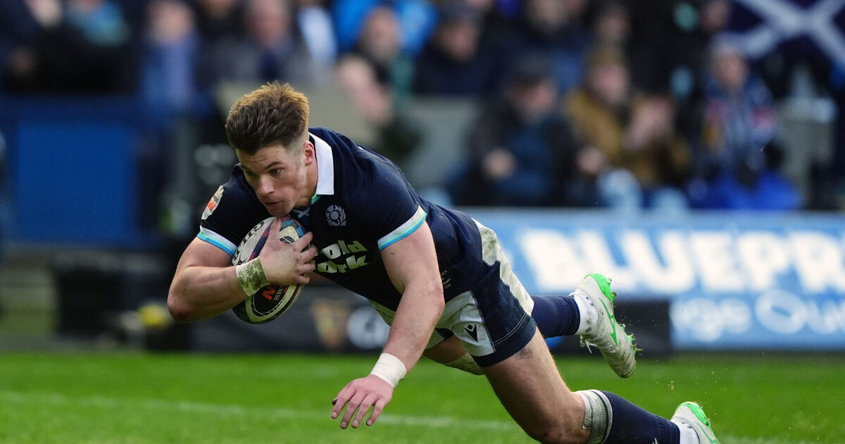 Huw Jones stars as late scores push Scotland past Italy in Six Nations ...