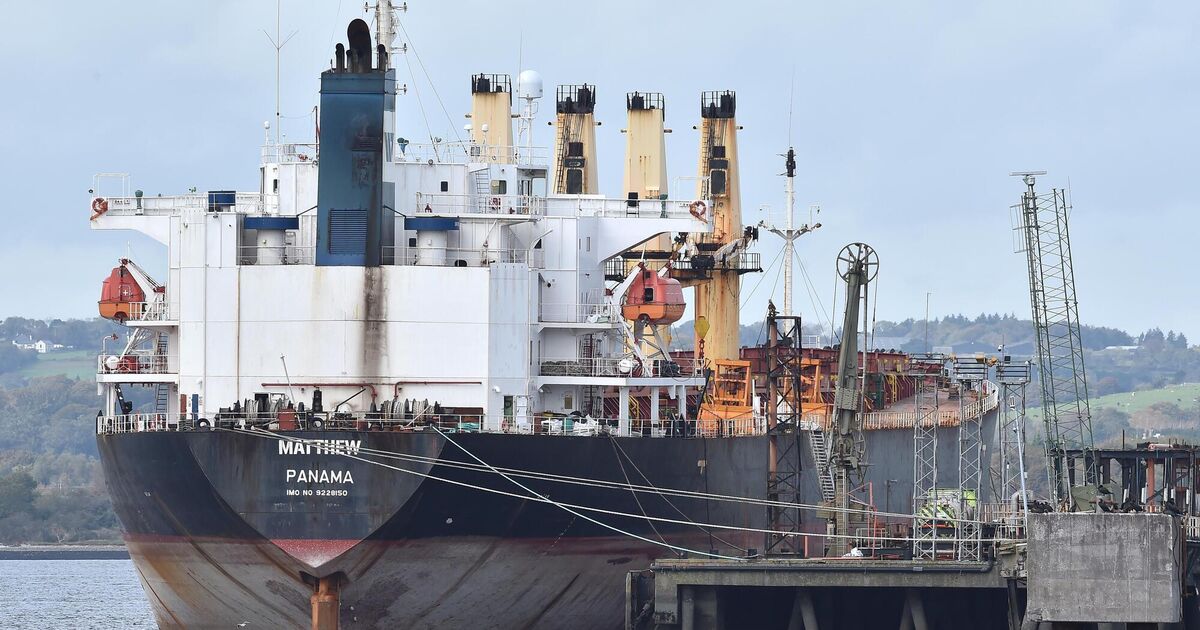 Messages were sent to MV Matthew to burn €157m of cocaine to prevent ...