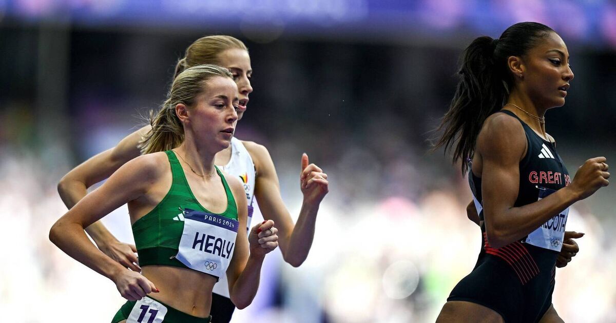 Sarah Healy breaks her own national 1500m record, Adeleke runs 600m