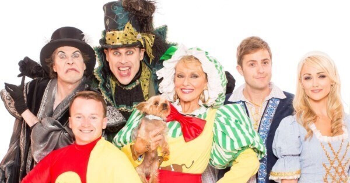 Twink's dog takes to the stage in this year's panto