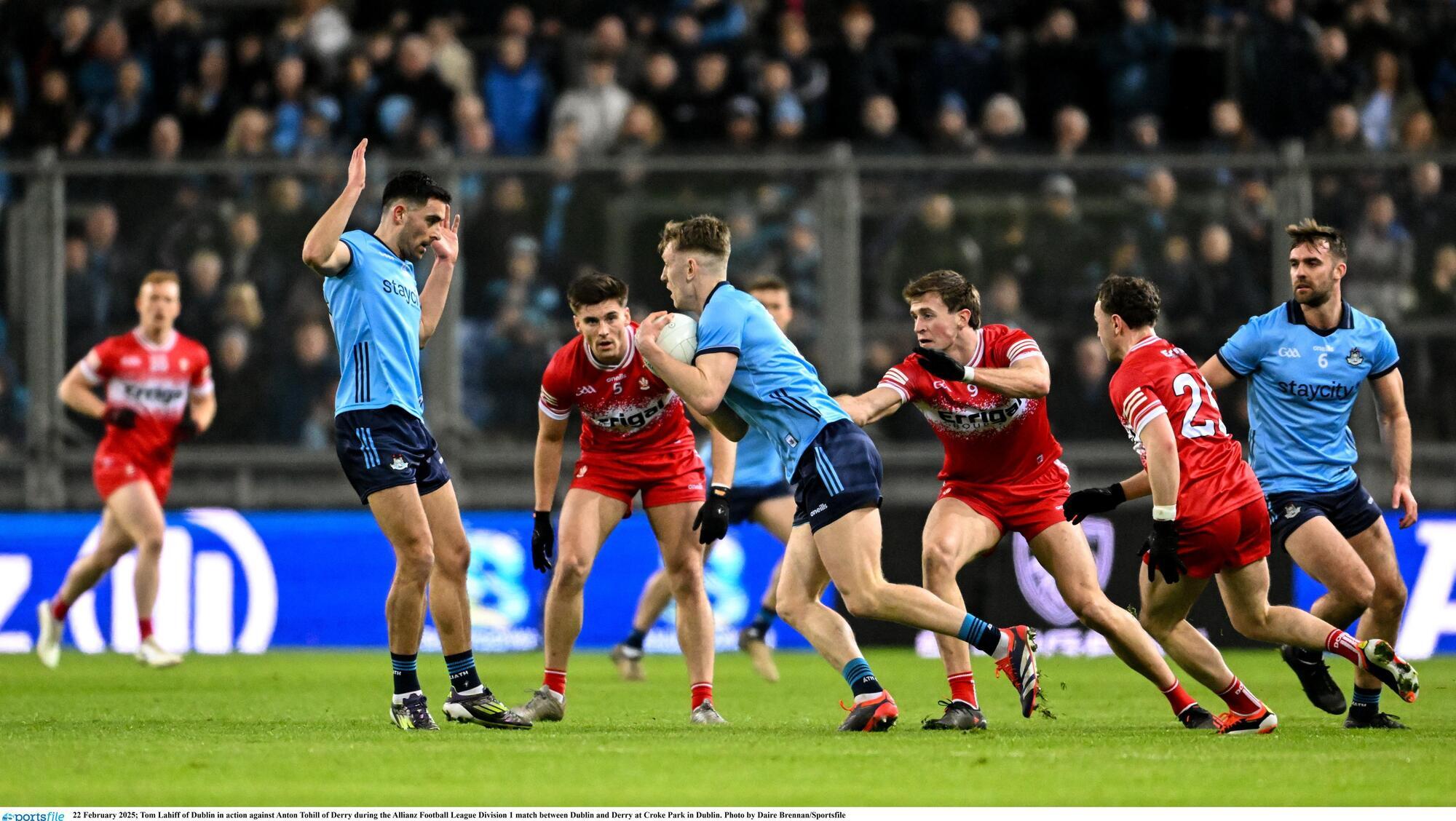 Goals come easy as Dubs earn small slice of revenge on outgunned Derry ...