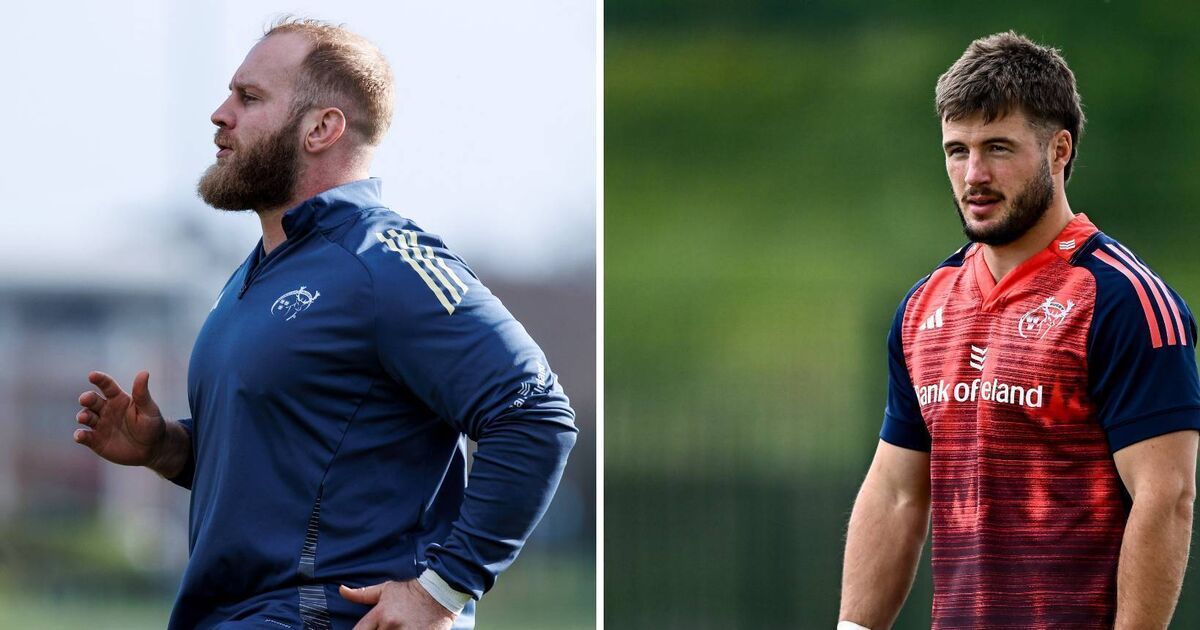 Jeremy Loughman and Alex Nankivell return to Munster training