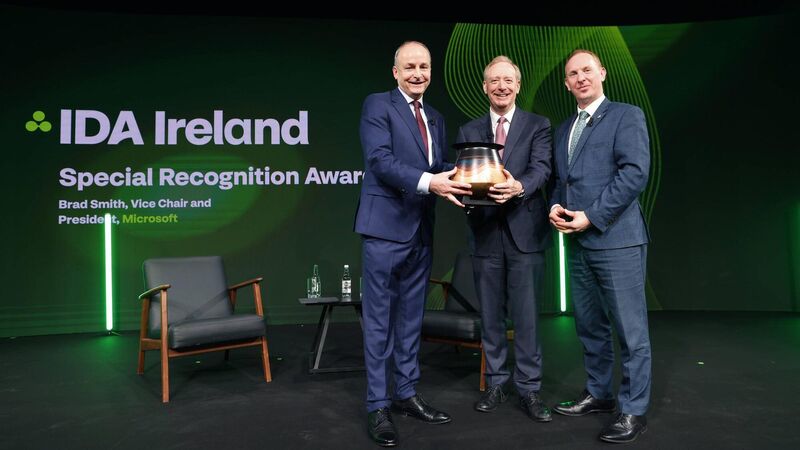 Taoiseach Micheál Martin says Ireland will support Microsoft plans to ...