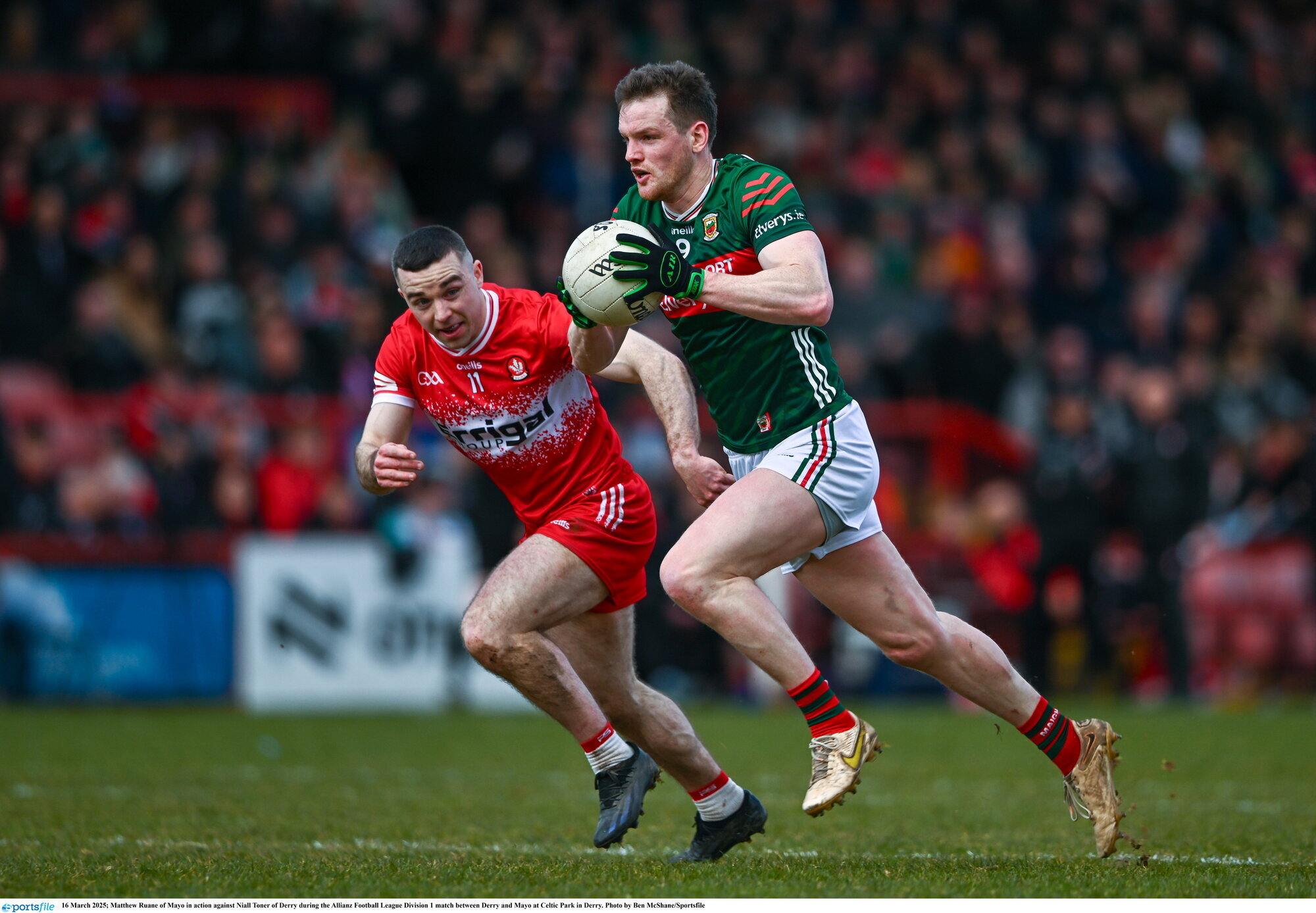 Clinical Mayo condemn champions Derry to relegation