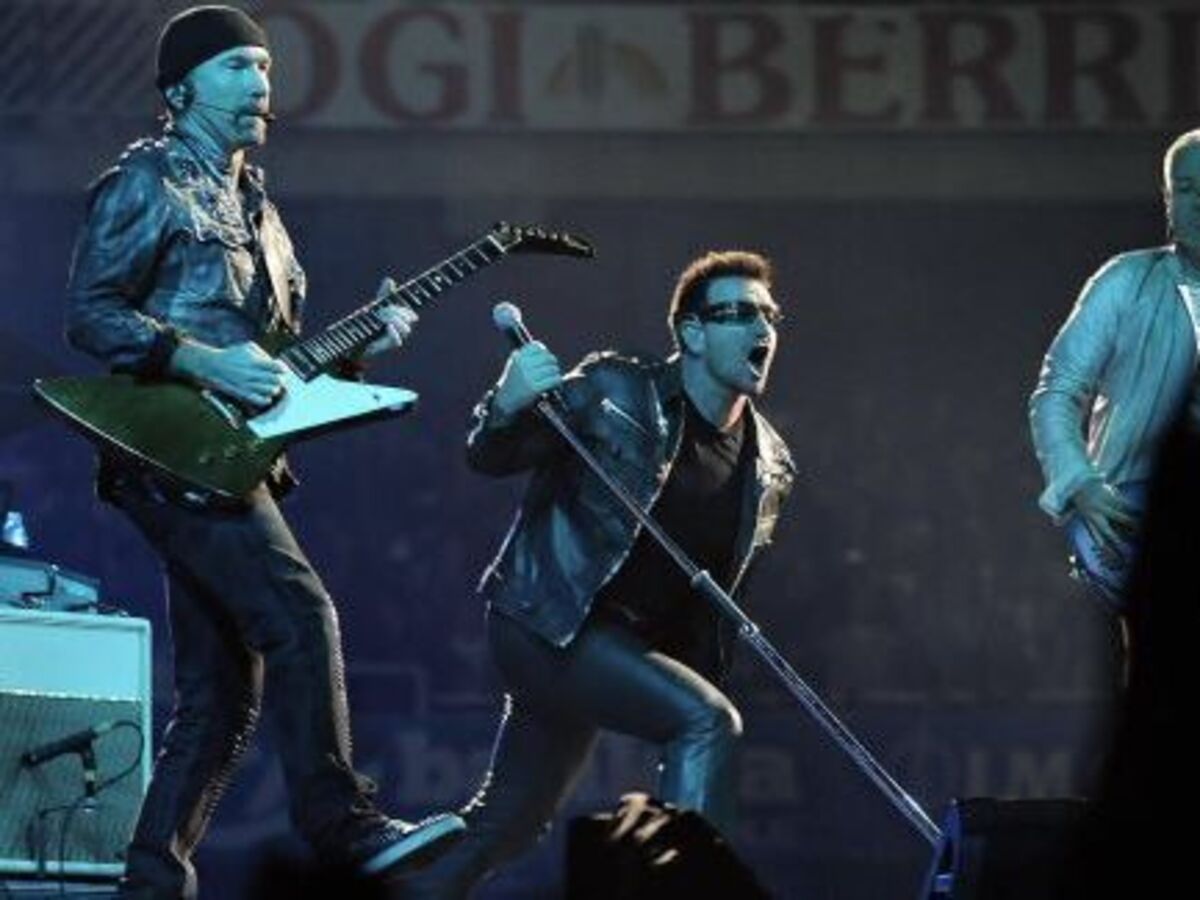 Bono U2 Singing