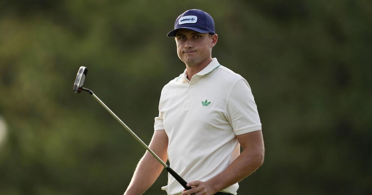 Ludvig Åberg playing Augusta like a seasoned veteran