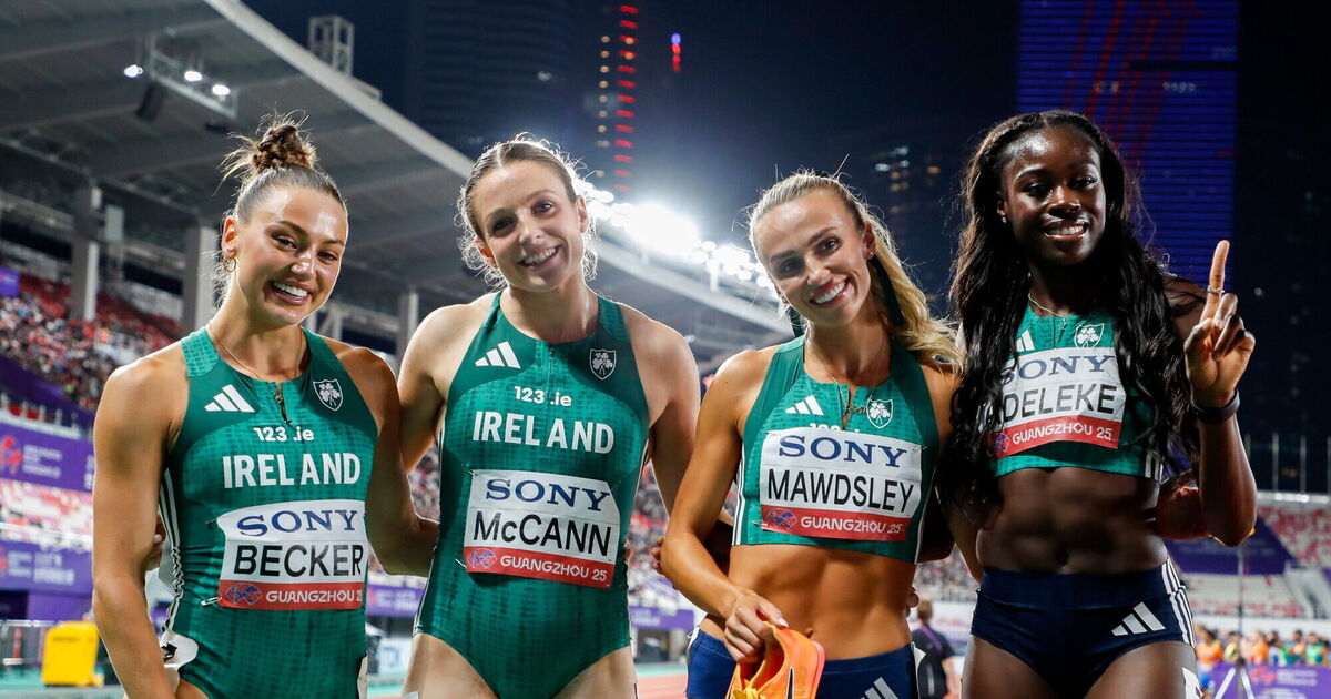 Irish women's 4x400m team book Tokyo spot at World Relays