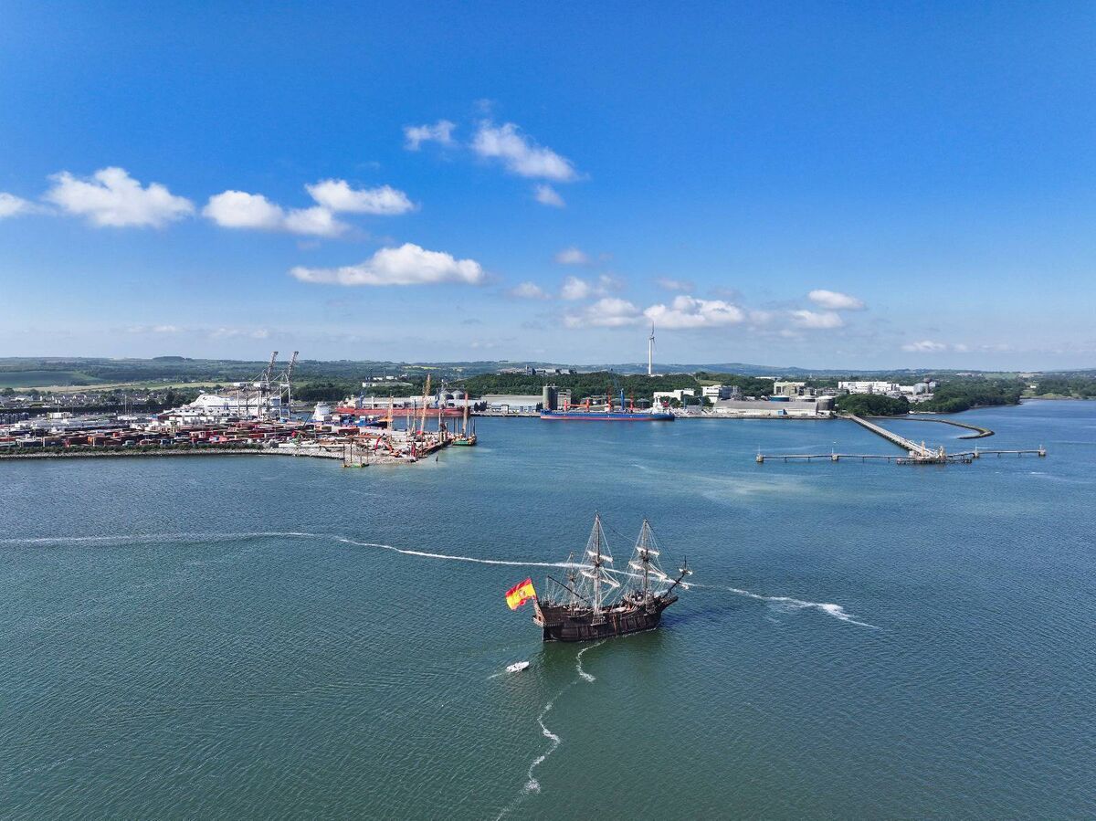 In pictures: Ahoy! 16th-century Spanish galleon docks in Cork City