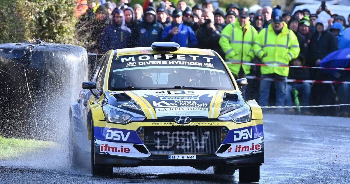Reigning champions Josh Moffett and Andy Hayes claim victory at Cavan Rally