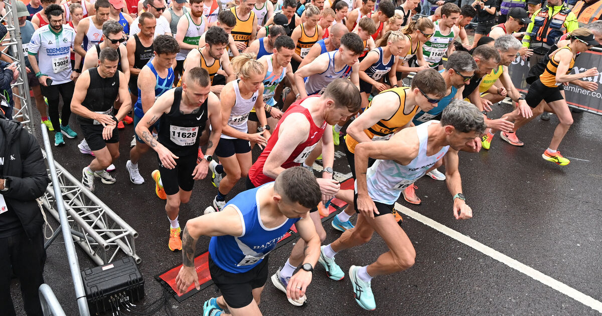 Watch: Start of the 10km race in the Cork City Marathon