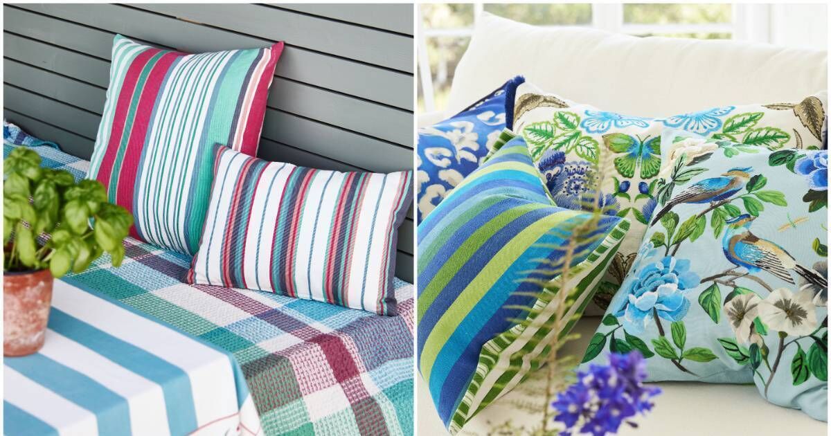 Save or Splurge? Striped summer cushions for indoors and out