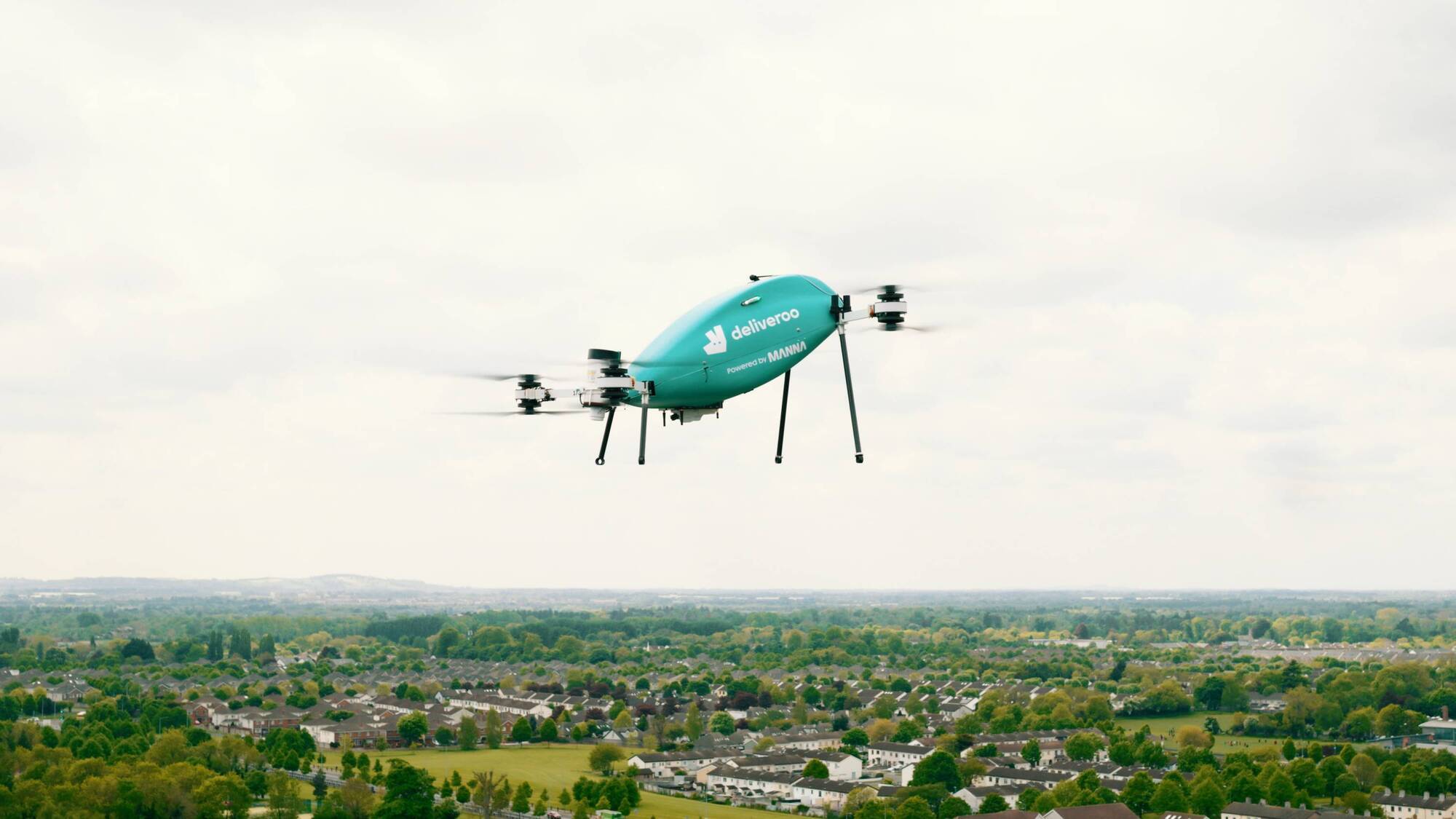 Manna signs drone delivery partnership with Deliveroo