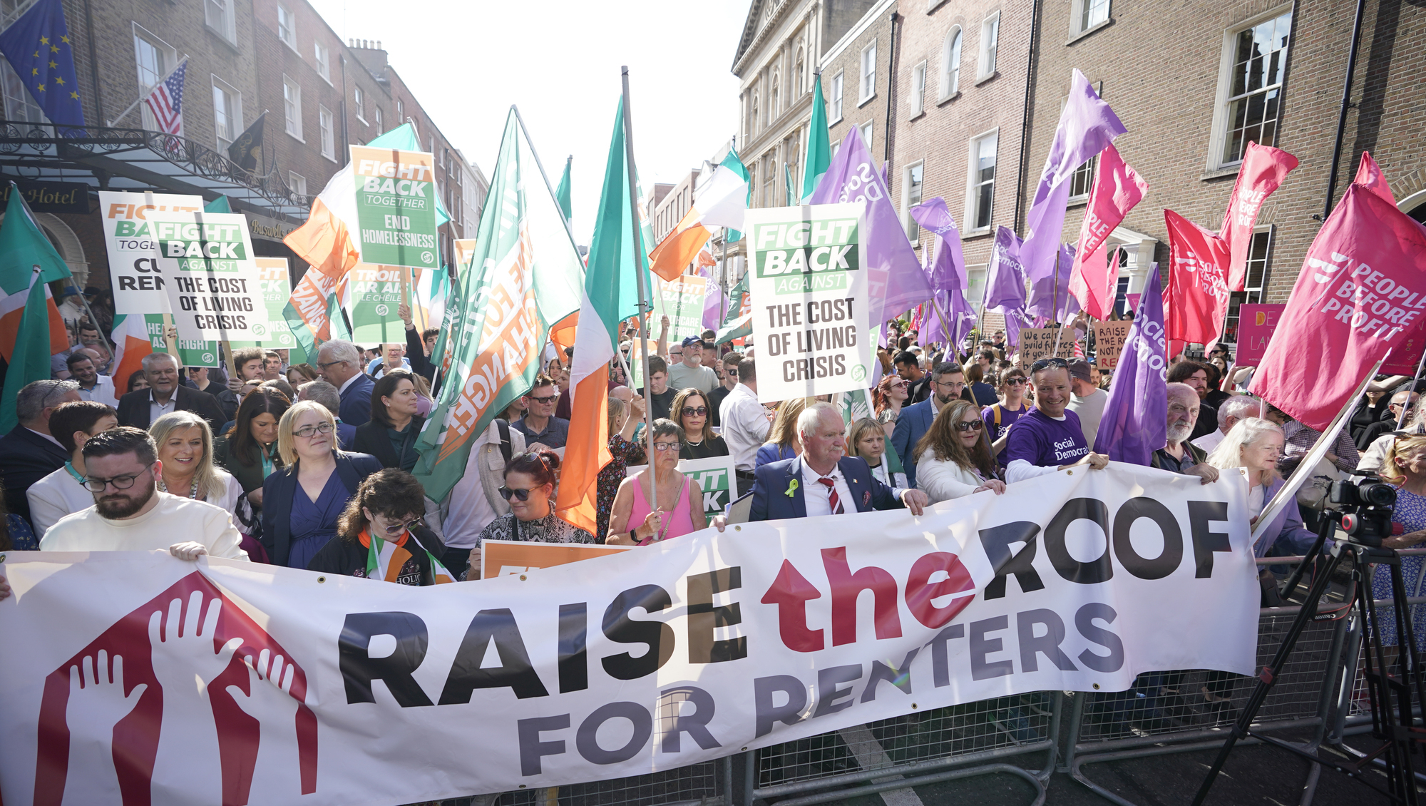Homes turned into ‘financial assets’, hundreds of housing protesters told