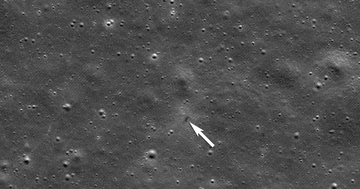 Nasa spacecraft around the Moon photographs crash site of Japanese ...
