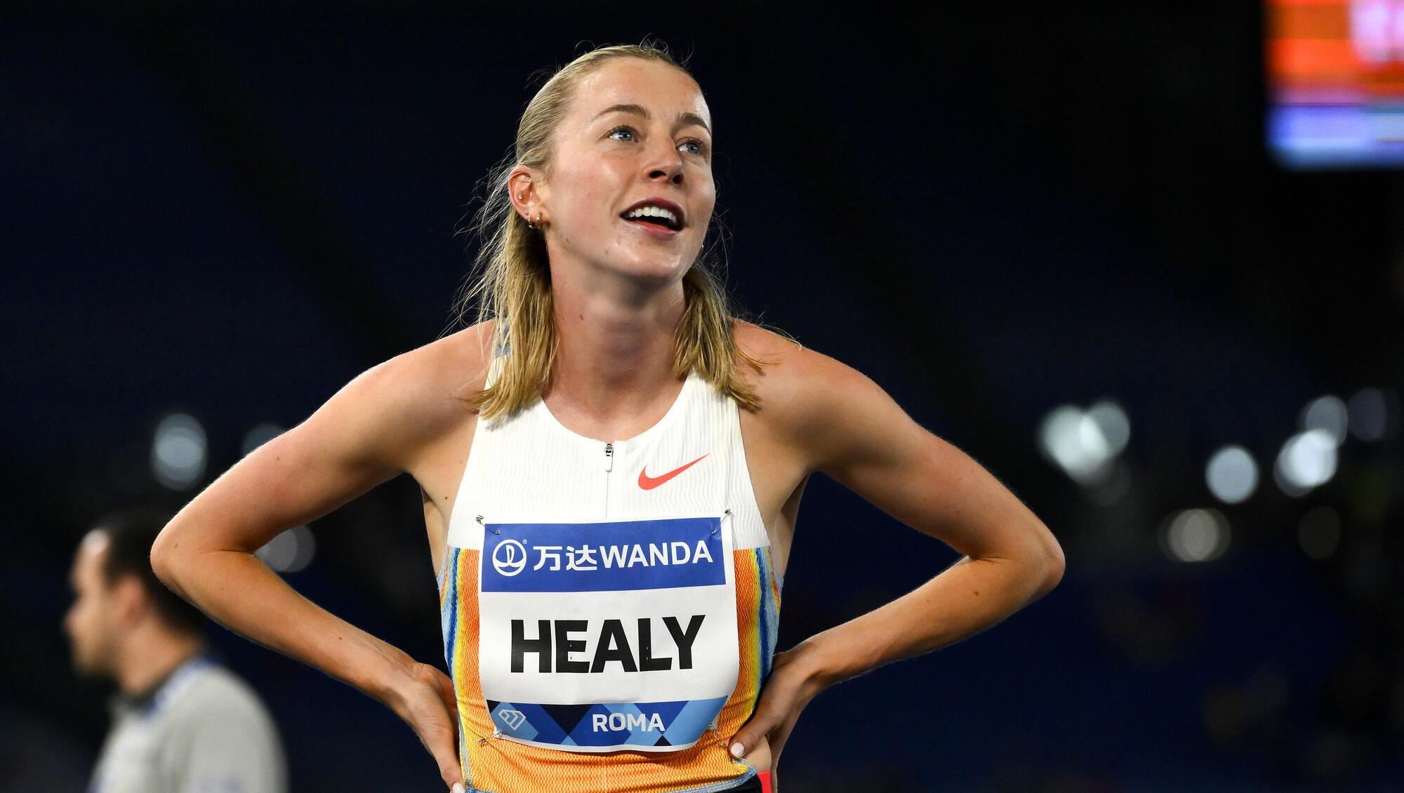 Sarah Healy breaks personal best to finish second in Paris Diamond League