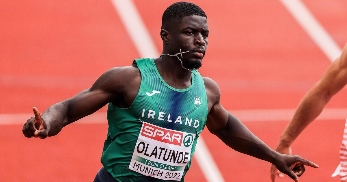 New Irish 4x100m relay record set by Farrelly, Akinola, Lawlor and Olatunde