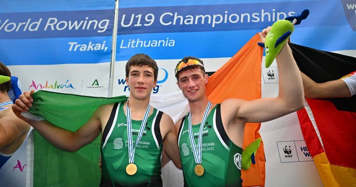 Kerry and Limerick duo win historic gold at U19 World Rowing Championships