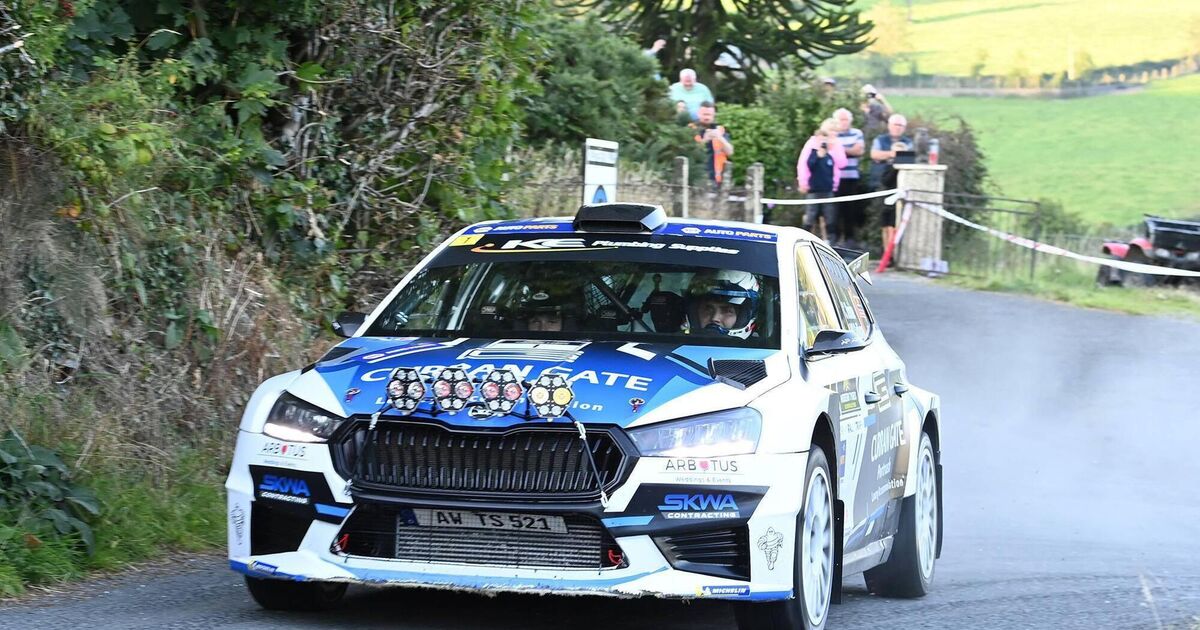Derry driver Devine leading the way with solid Ulster Rally lead