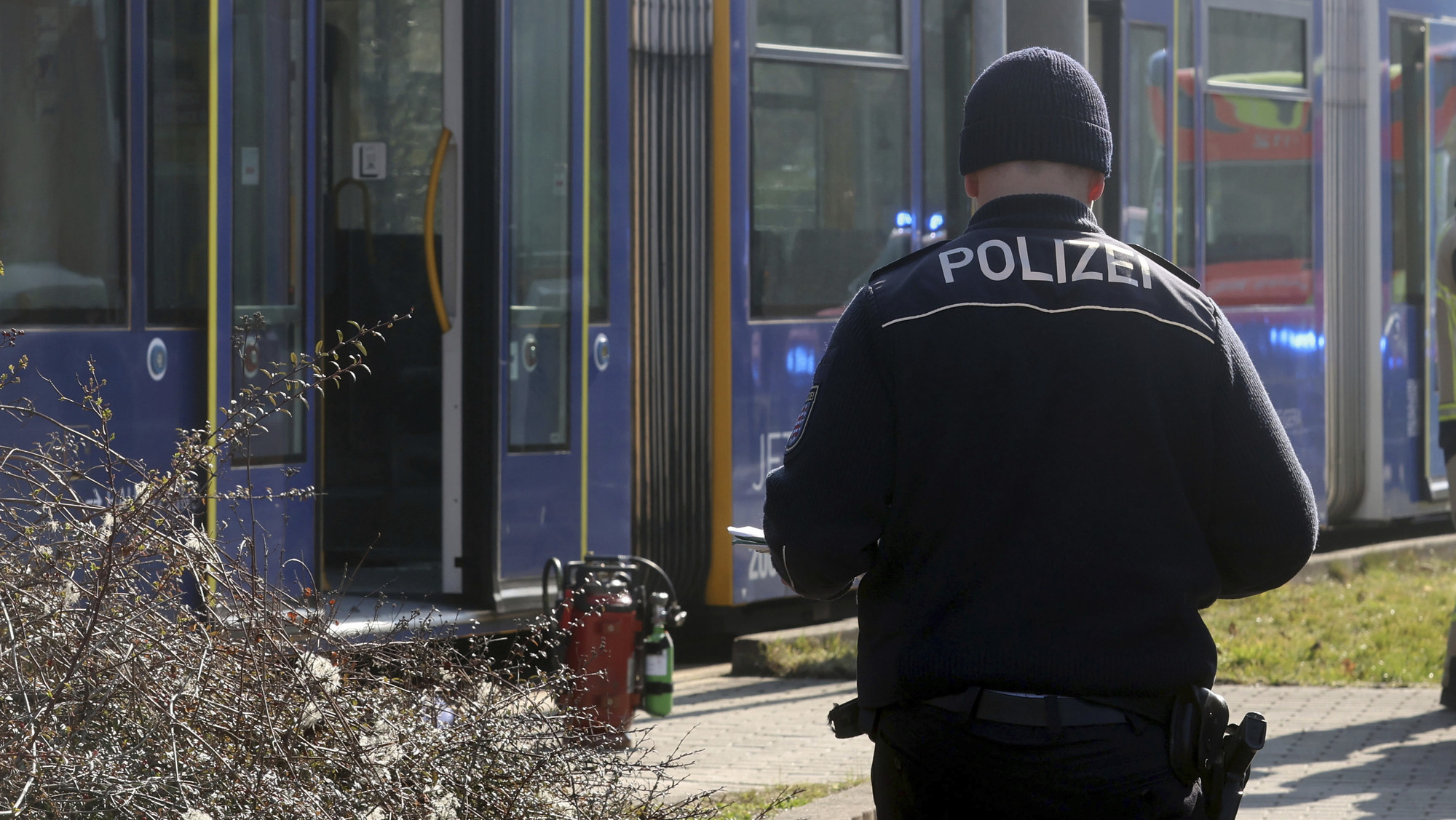 Suspect arrested in knife attack on American on a tram in Germany