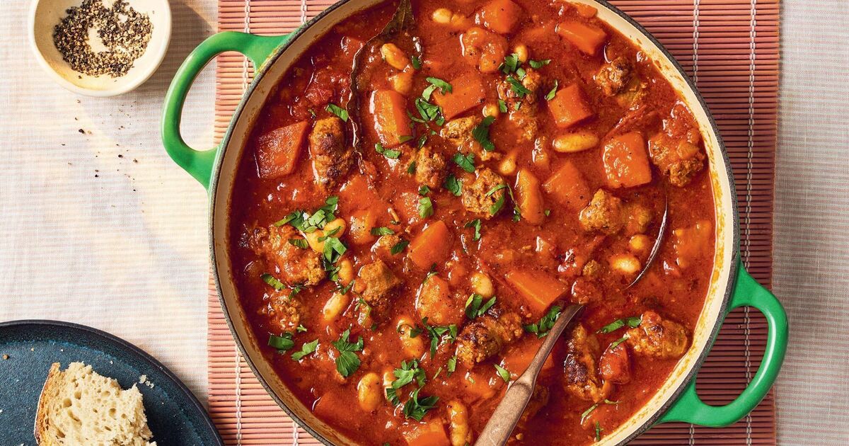 Lou Robbie's ‘Cowboy Supper’ Sausage & Bean Casserole