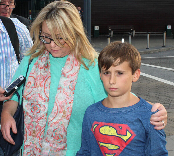 Corbett children arrive in Ireland