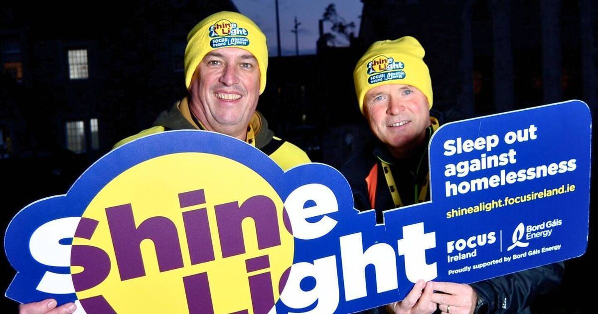 Hundreds to sleep outdoors to 'Shine A Light' on homelessness