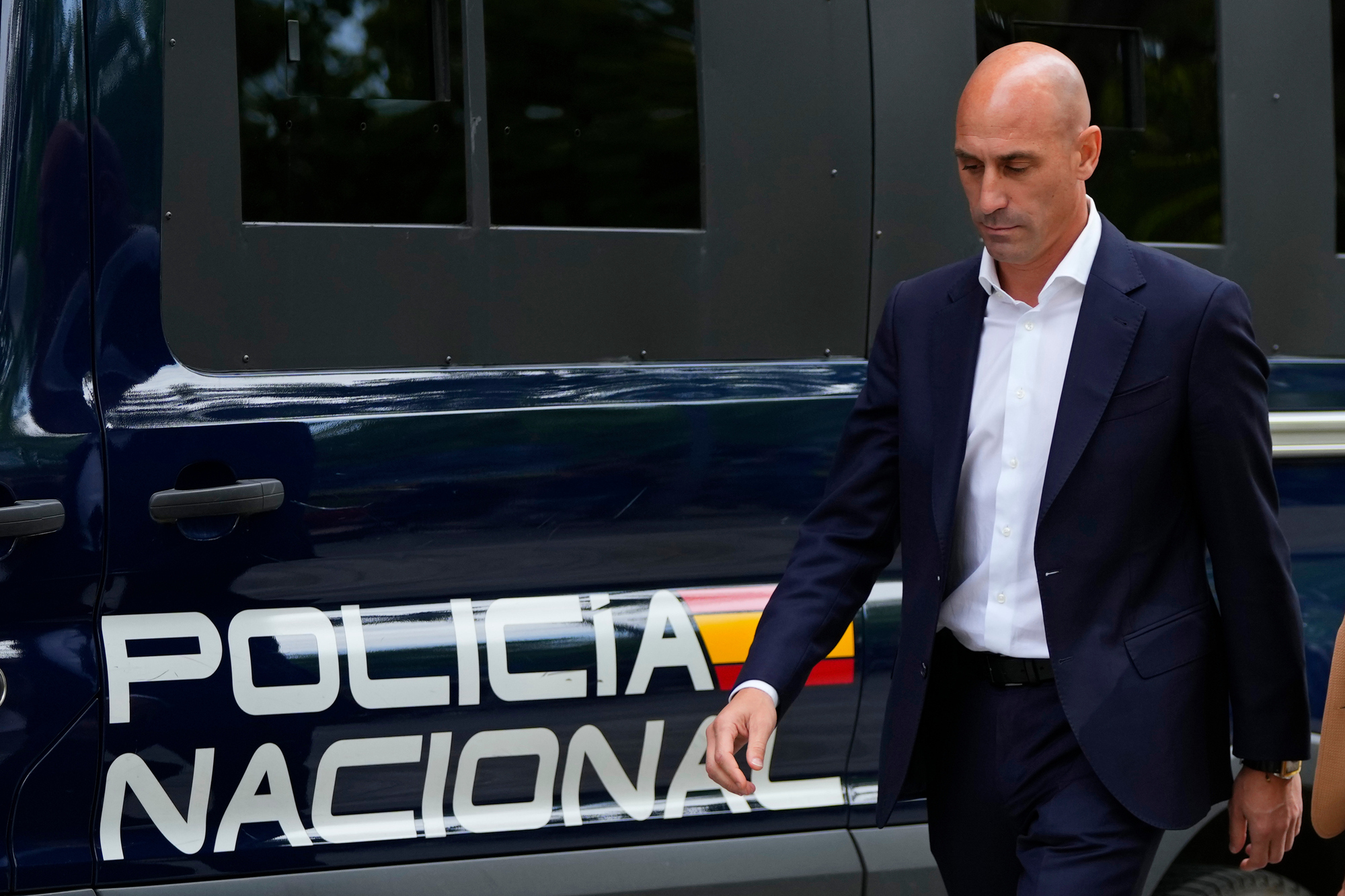 Former Spanish football boss Rubiales egged by uncle at book presentation