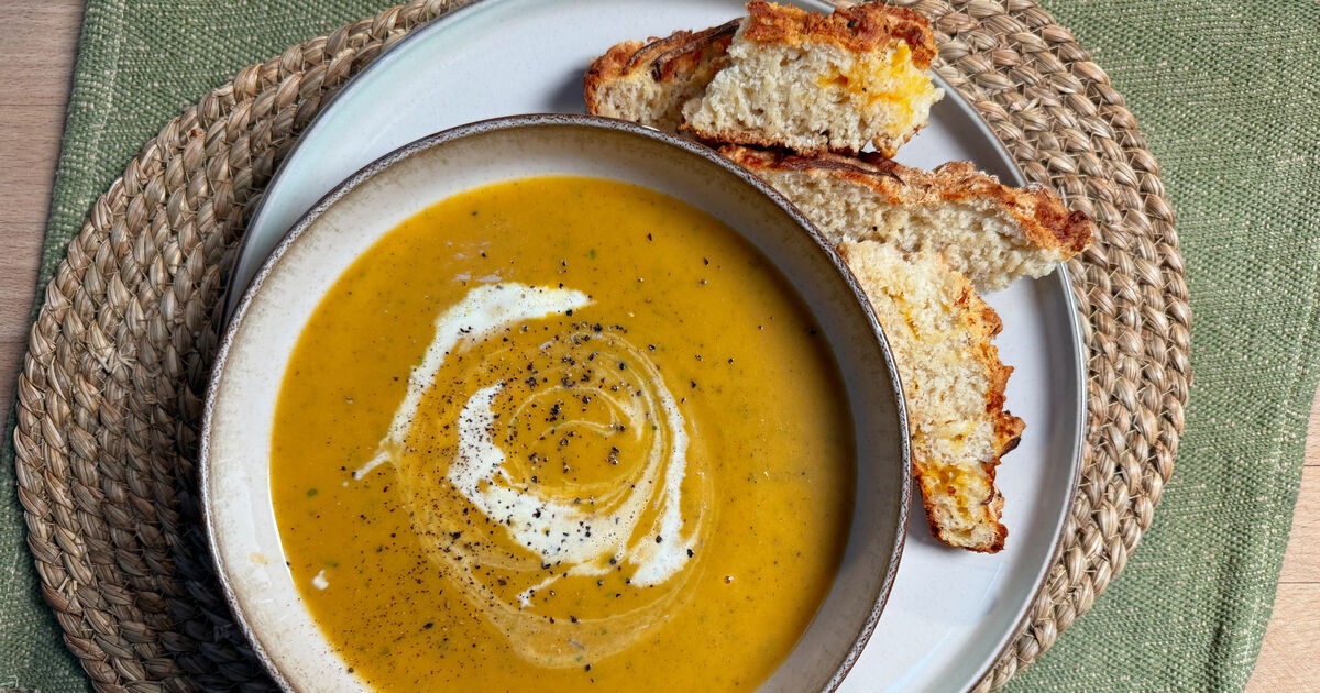 Sweet Potato, Carrot, and Sage Soup